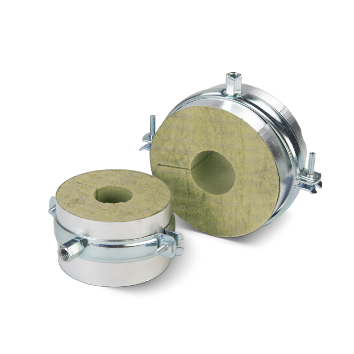 Rockwool Rocklap Pipe Supports Foil Faced