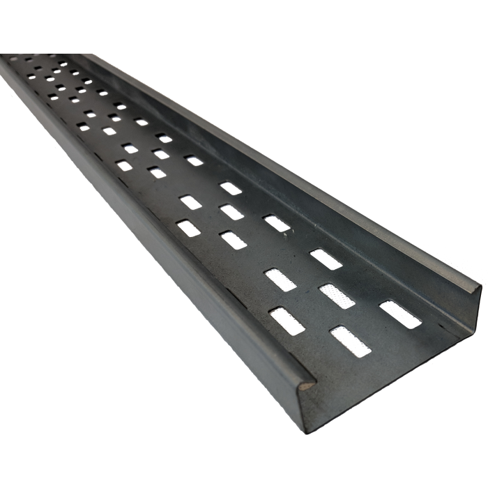 Cable Tray Pre-galvanised Mild Steel 3m Lengths