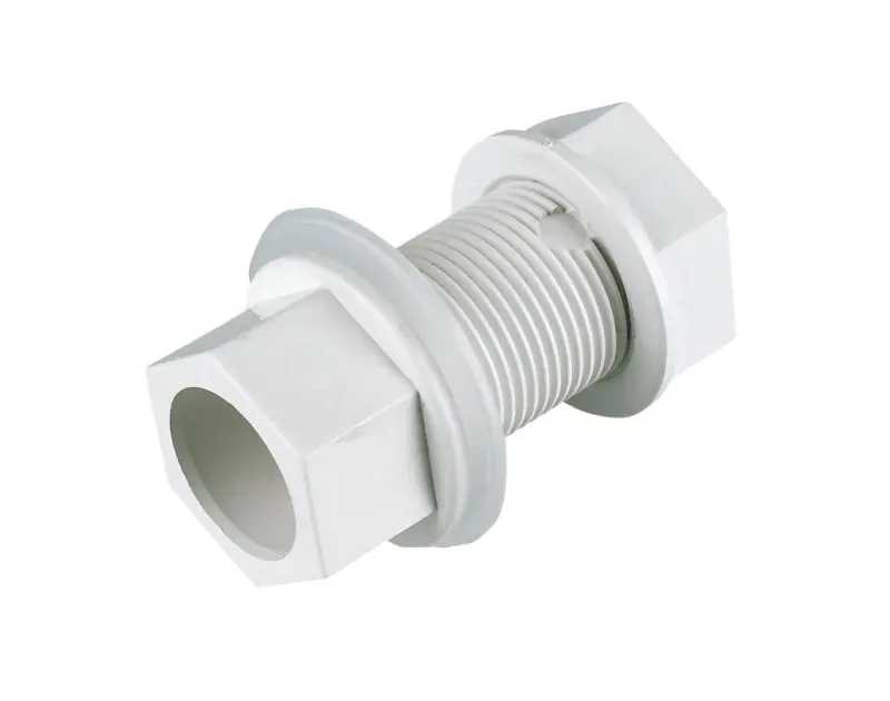 Overflow Pipe White Drain Straight Tank Drain Connector 21.5mm